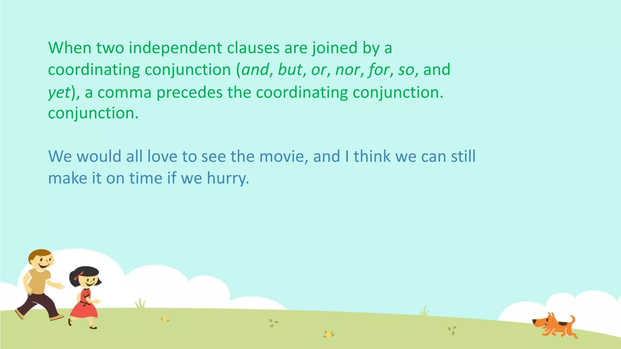 The Comma: How and When to Use It | PPTX