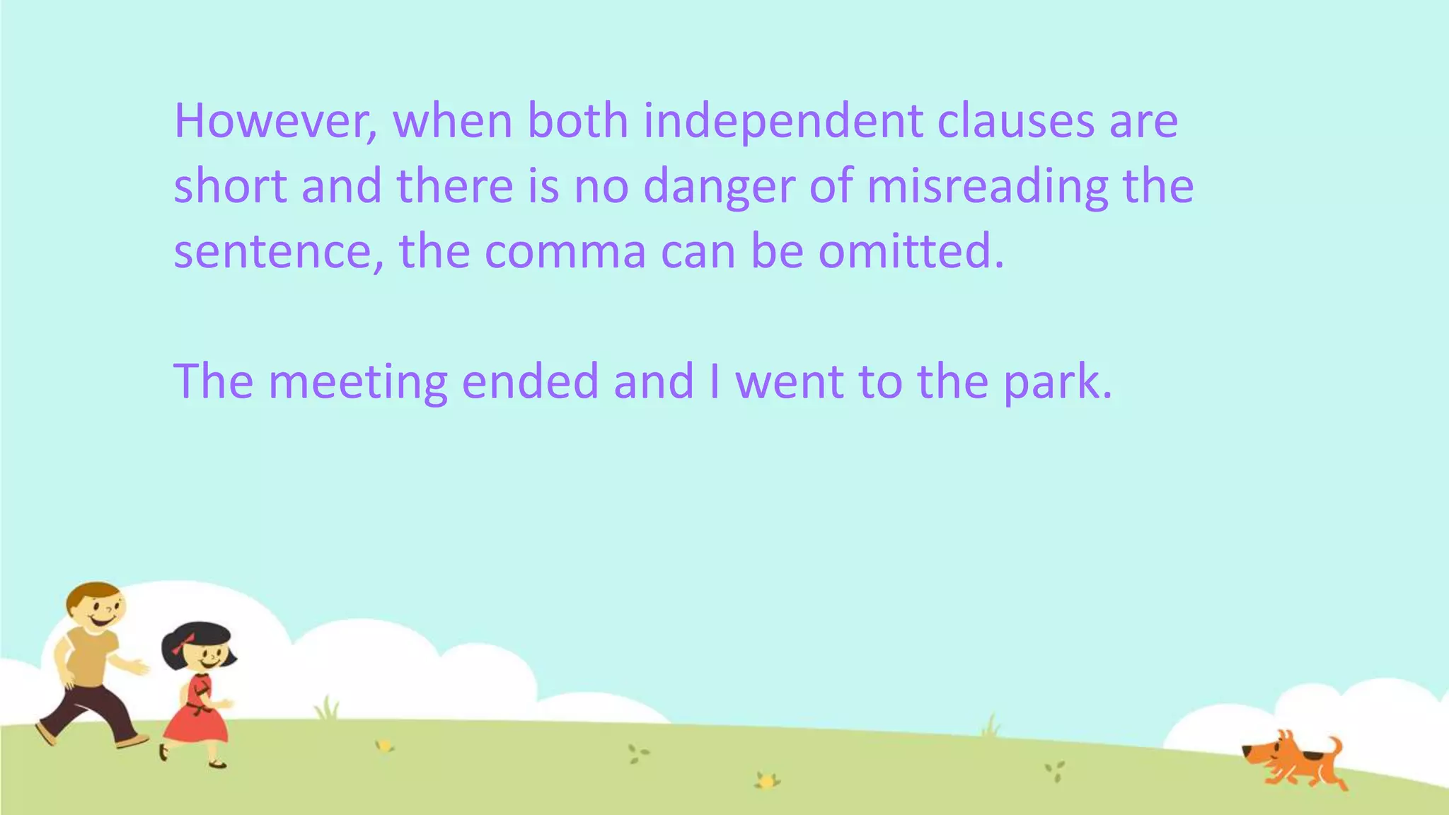 The Comma: How and When to Use It | PPTX