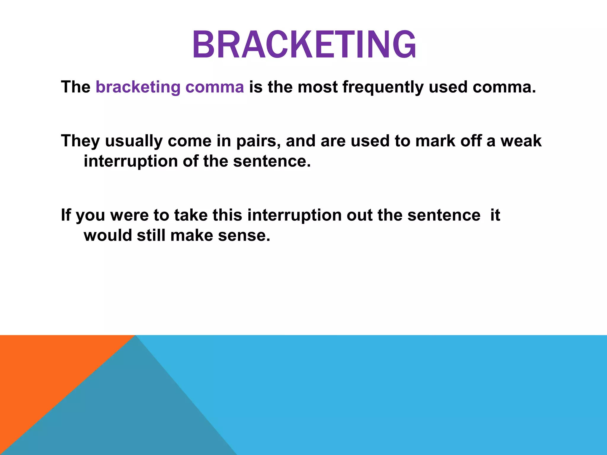Commas when to use them | PPTX