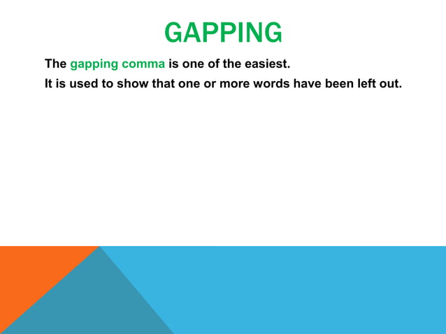 Commas when to use them | PPT