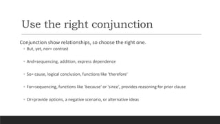 Commas before conjunctions | PPTX