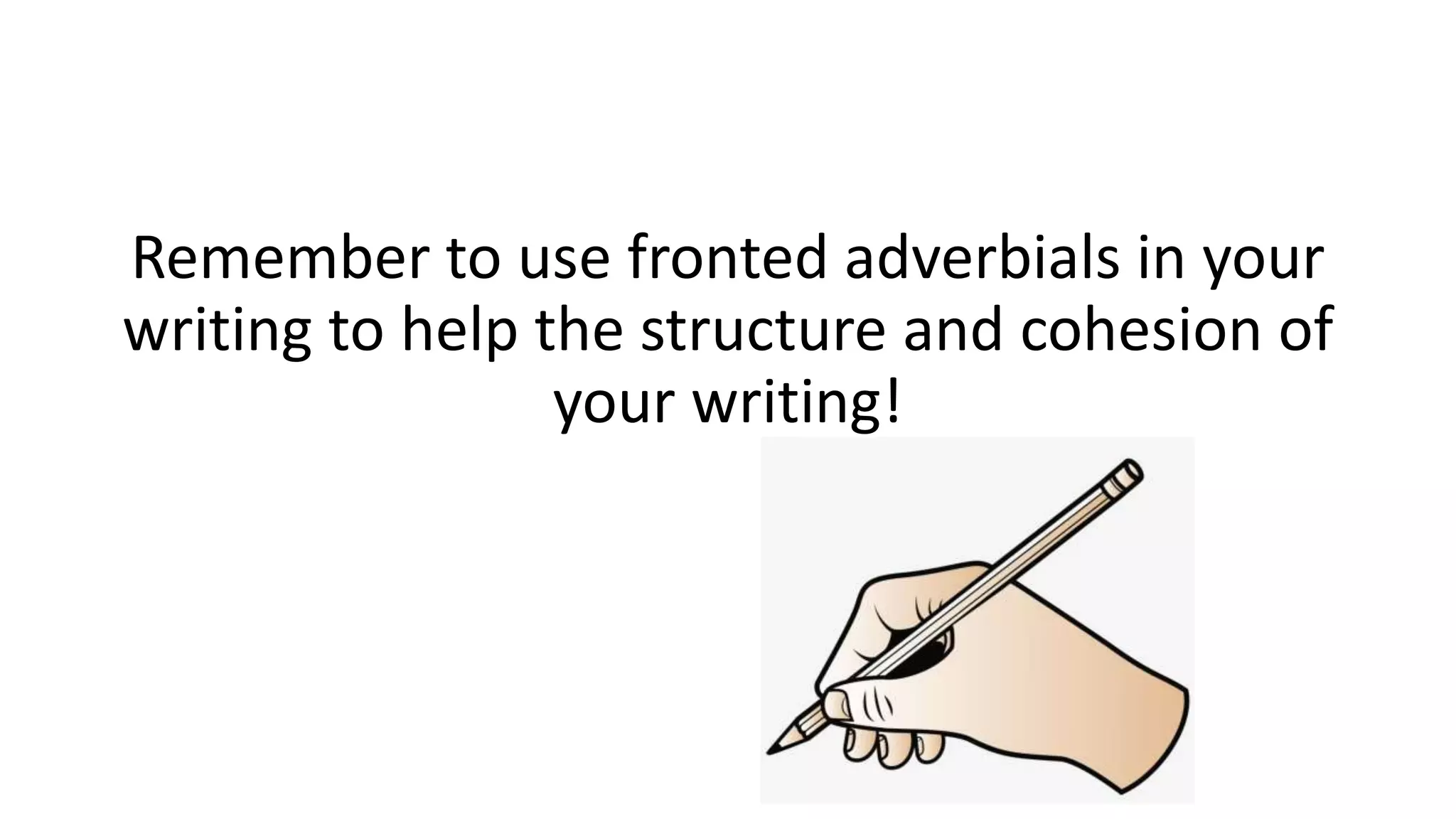 Commas for fronted adverbials | PPTX