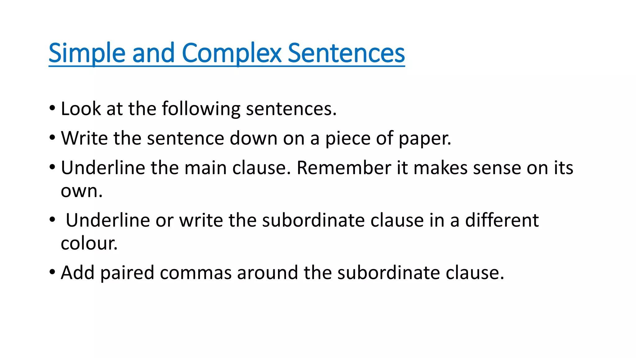 Commas for parenthesis | PPTX