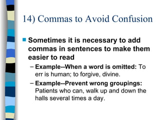 Commas notes 3 powerpoint | PPT