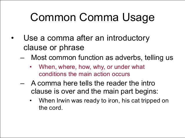 Commas