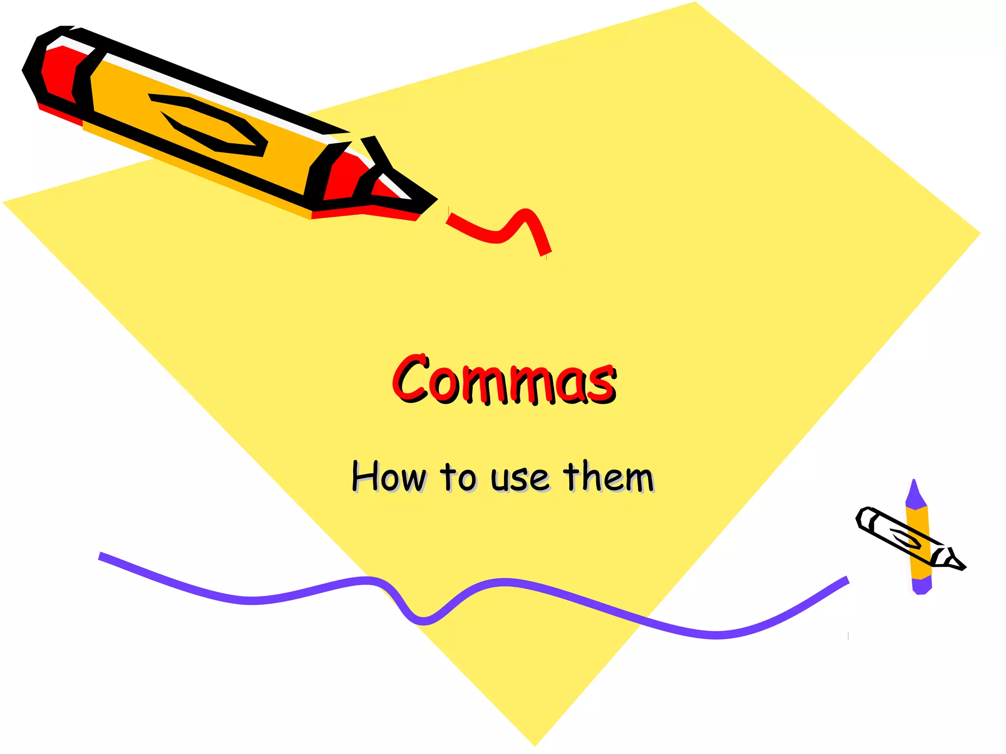 Commas presentation | PPT