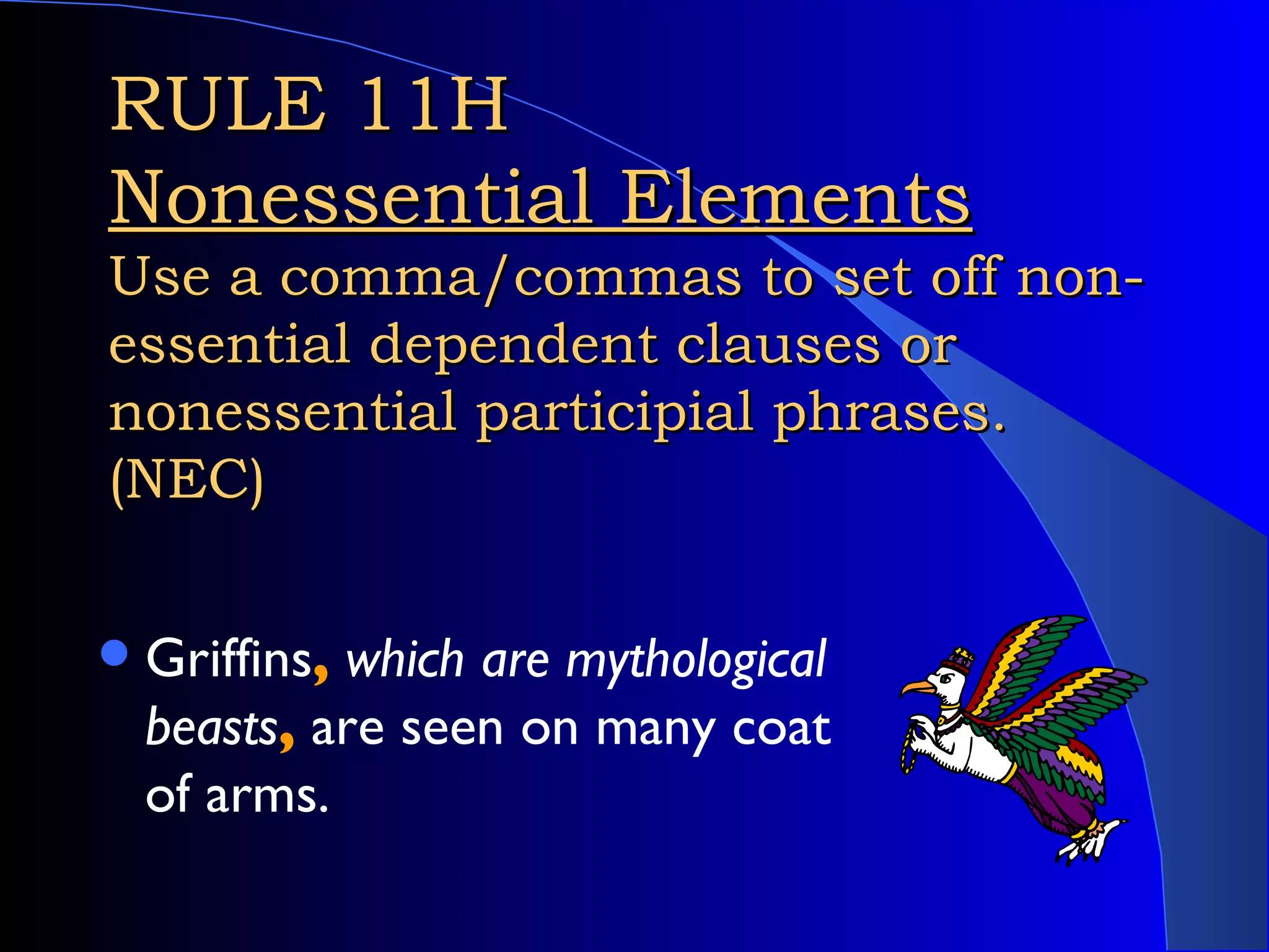 Comma Rules because Commas Rule! | PPT