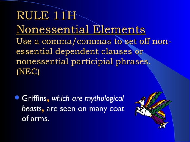 Comma Rules because Commas Rule! | PPT