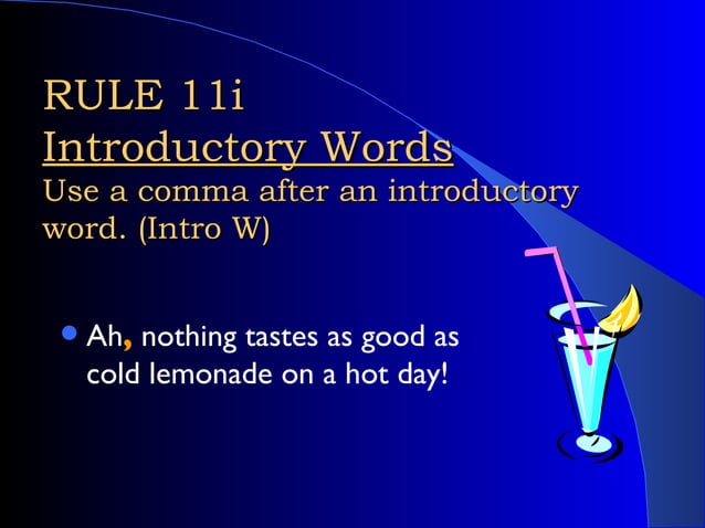 Comma Rules because Commas Rule! | PPT