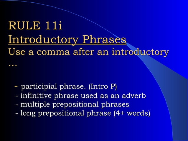 Comma Rules because Commas Rule! | PPT