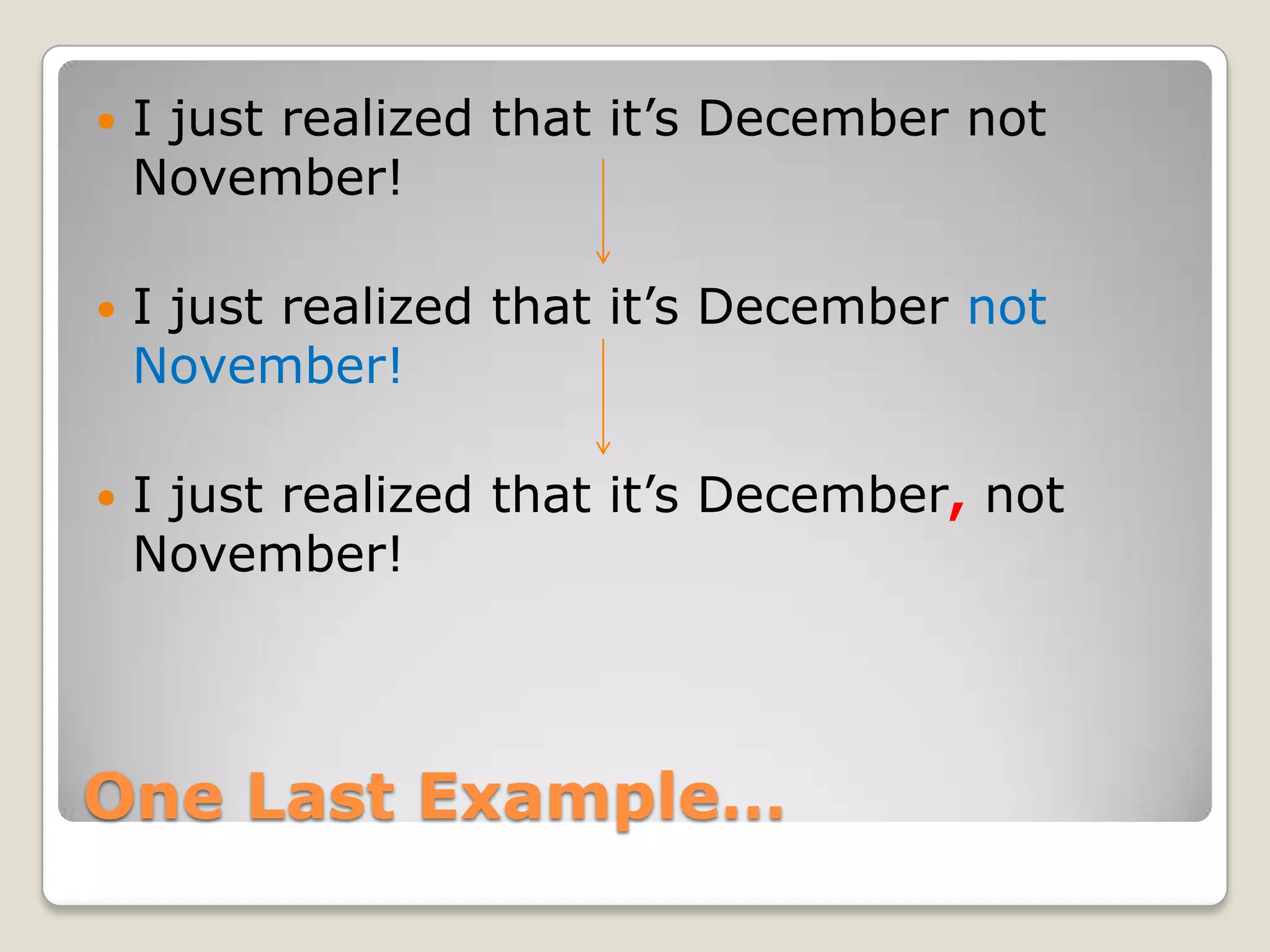 Commas to set off contrasting phrases | PPTX