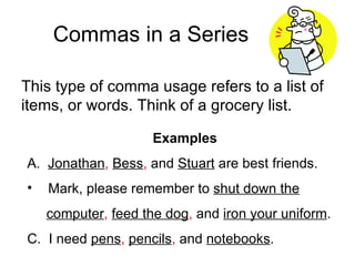 Comma usage final | PPT