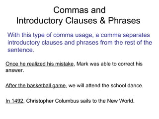 Comma usage final | PPT