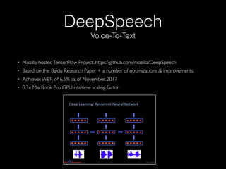CommCon 2018 - Realtime Machine Learning | PPT