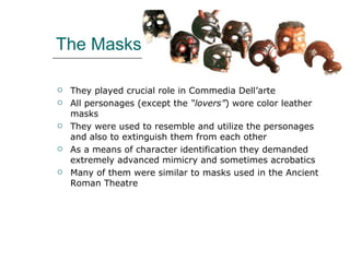 Commedia dellarte | PPT