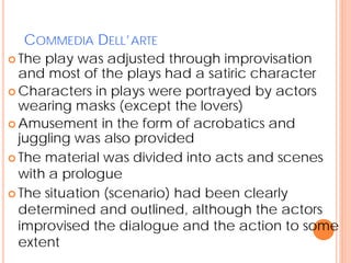 Commedia dell'Arte | PDF