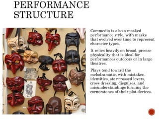 Commedia dell'Arte: Crash Course | PPTX
