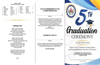 COMMENCEMENT EXERCISES Sample Program.docx