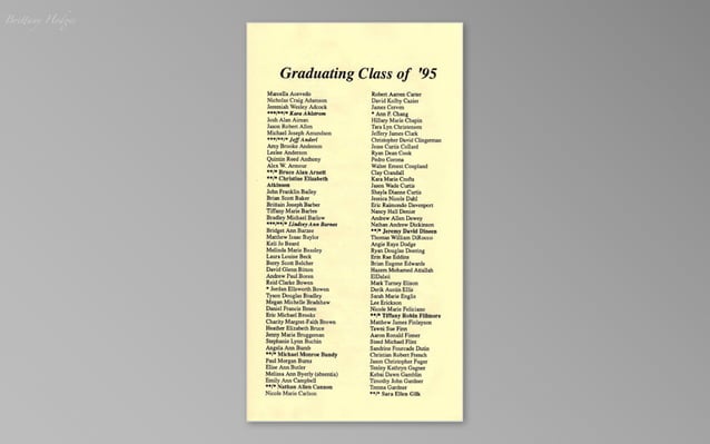 Commencement ifhs class of 1995 | PDF