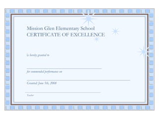 Commended performance | PPT