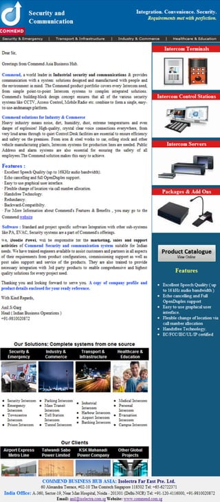 Commend mailer | PDF