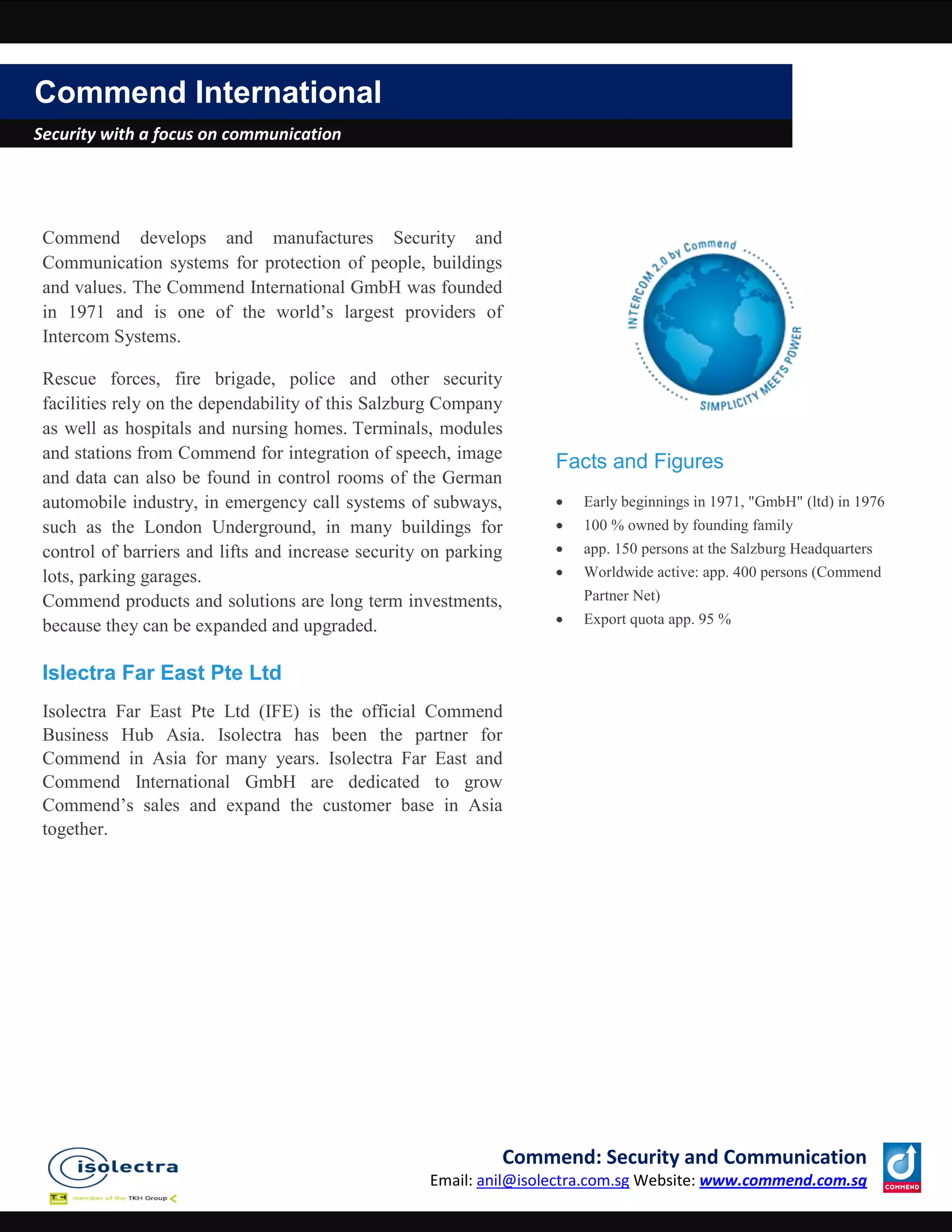 Commend Profile | PDF