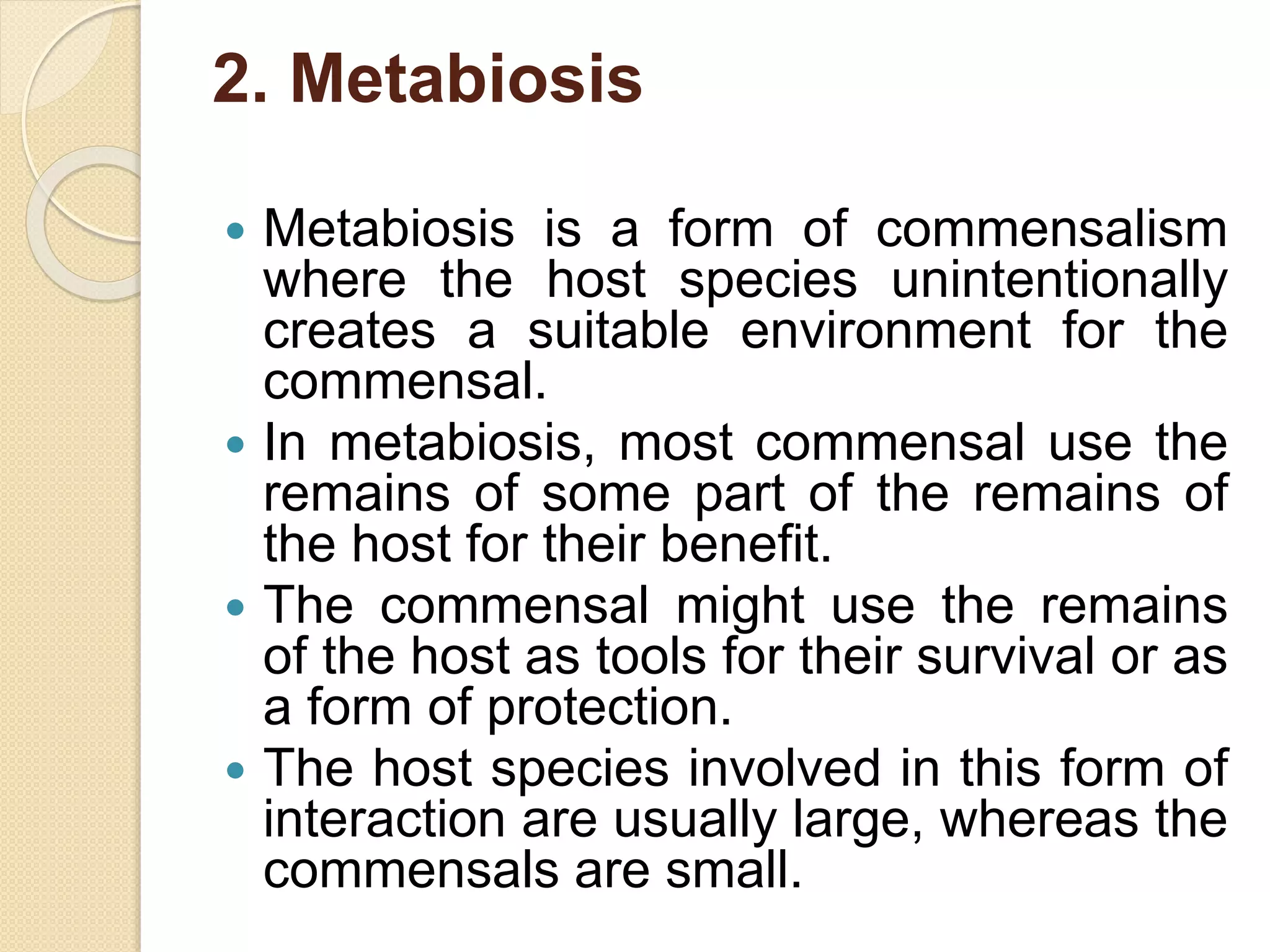 Commensalism | PPTX