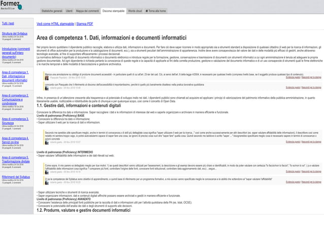 Consultazione pubblica online sul Syllabus “Competenze digitali per la ...