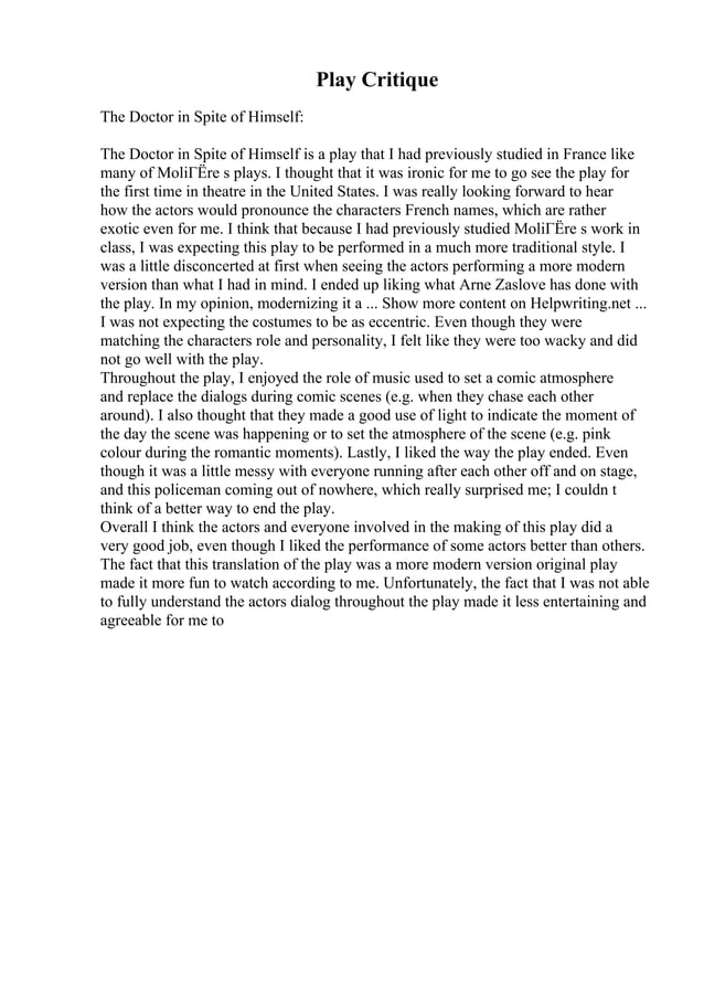 Commentary Essay Topics | PDF