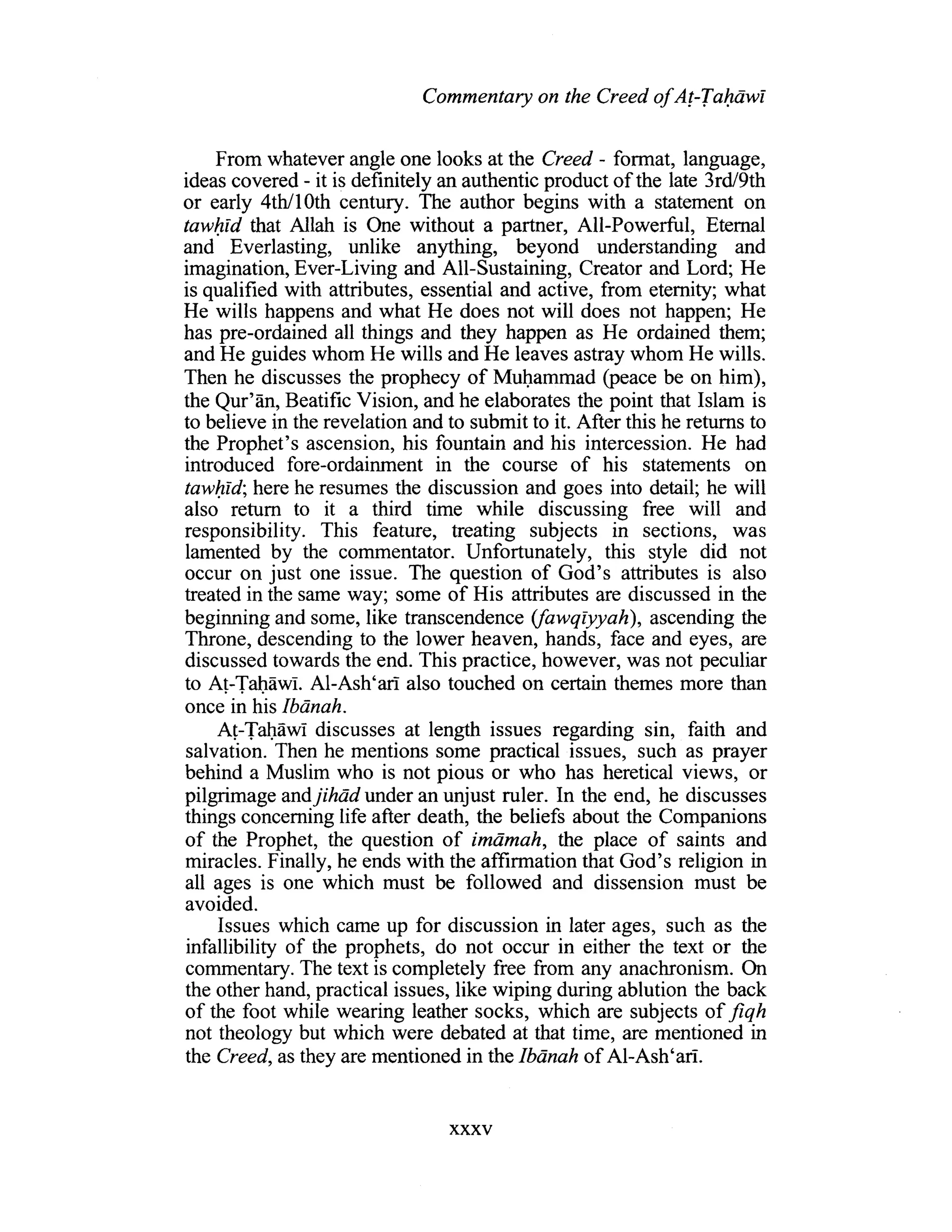 Commentary ob the Creed of Tahawi (Sharh Al-Aqeedah At-Tahawiyyah ...