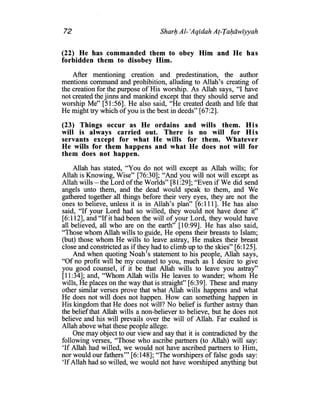 Commentary ob the Creed of Tahawi (Sharh Al-Aqeedah At-Tahawiyyah) | PDF