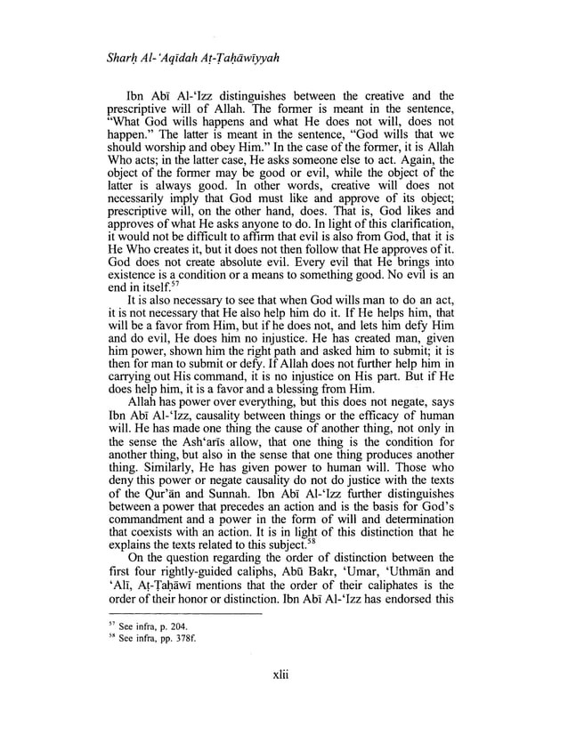 Commentary ob the Creed of Tahawi (Sharh Al-Aqeedah At-Tahawiyyah ...