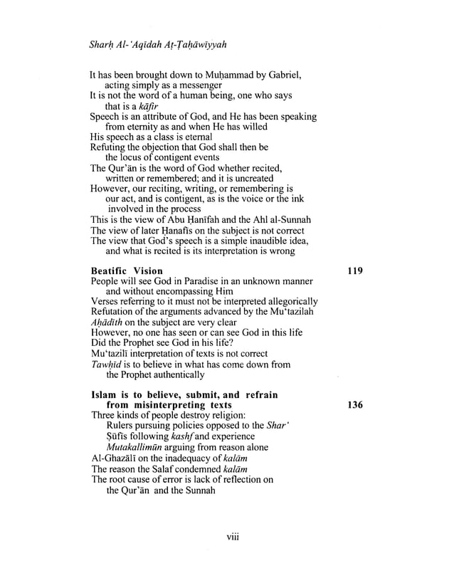 Commentary ob the Creed of Tahawi (Sharh Al-Aqeedah At-Tahawiyyah ...