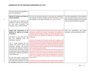 Commentary on companies amendment-act-2021 | PDF