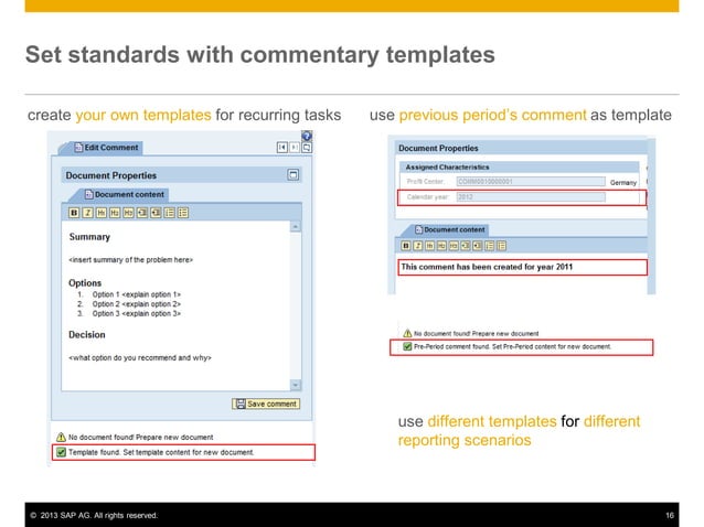 SAP BI BO Commentary solution | PPT