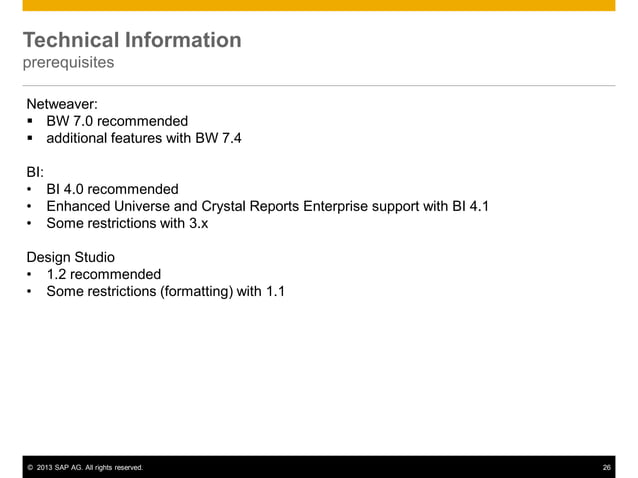 SAP BI BO Commentary solution | PPT