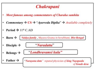 Commentators of Charaka Samhita | PDF