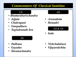 Commentators of Classical Samhitas | PDF