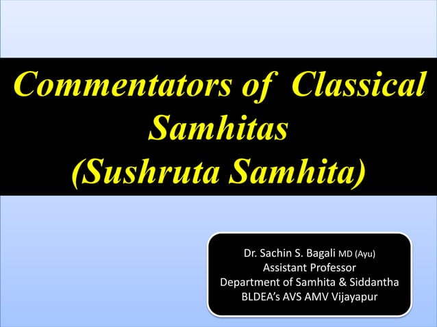 Commentators of Sushruta Samhita | PDF | Hinduism | Religion & Spirituality