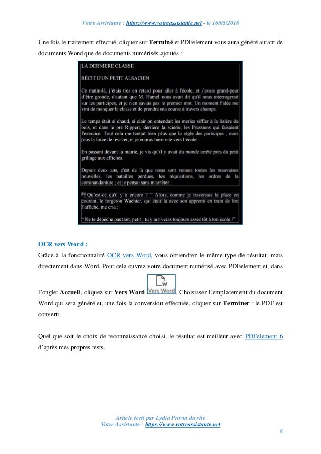 Comment convertir un PDF numérisé en document Word Comment convertir un PDF numérisé en document Word
