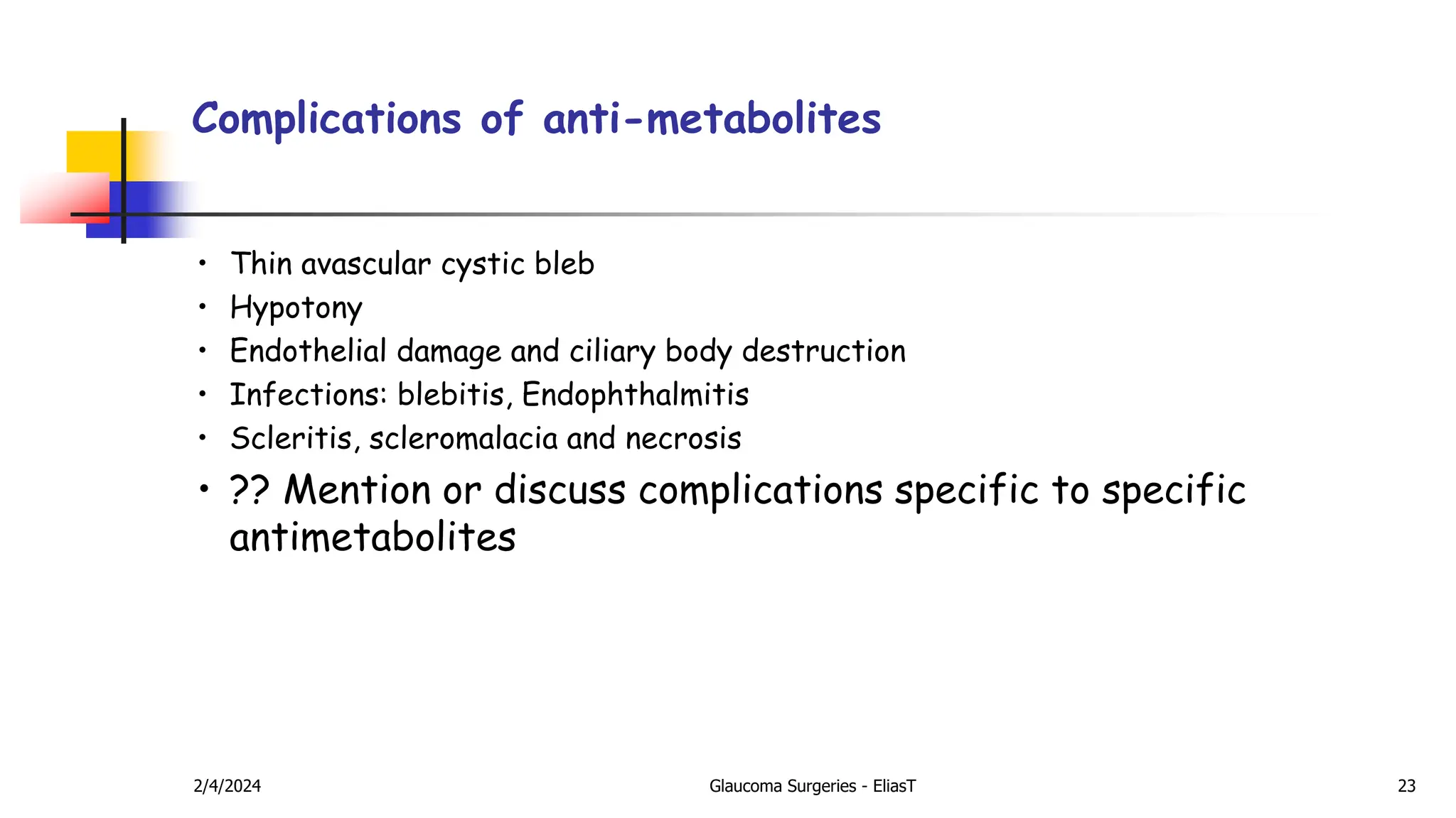 Surgical Management of Glaucoma-Elias.pptx