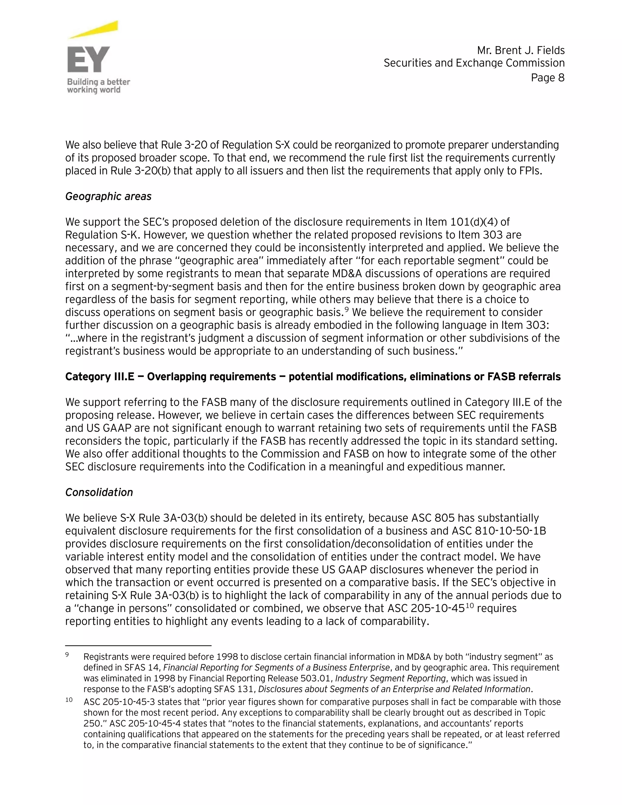 Disclosure Update & Simplification | PDF