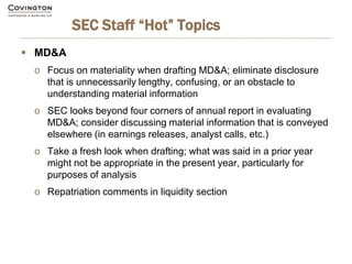 SEC Comment Letter Trends | PPT