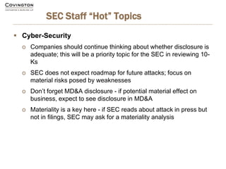 SEC Comment Letter Trends | PPT