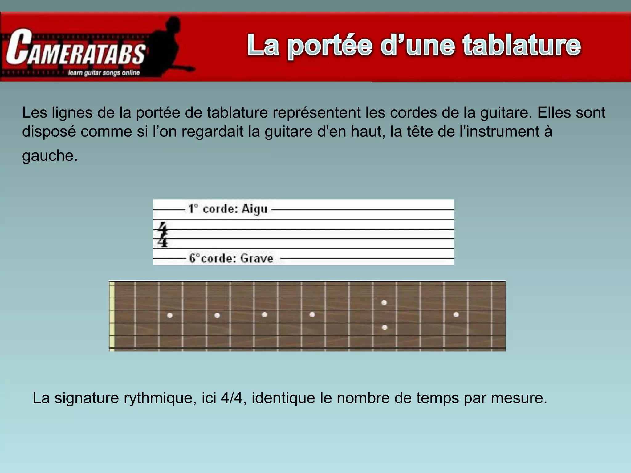 Comment Lire Une Tablature | PPTX