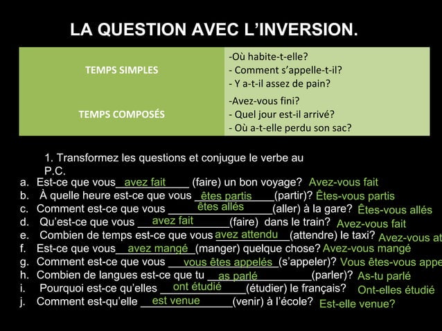 Comment poser des questions | PPT