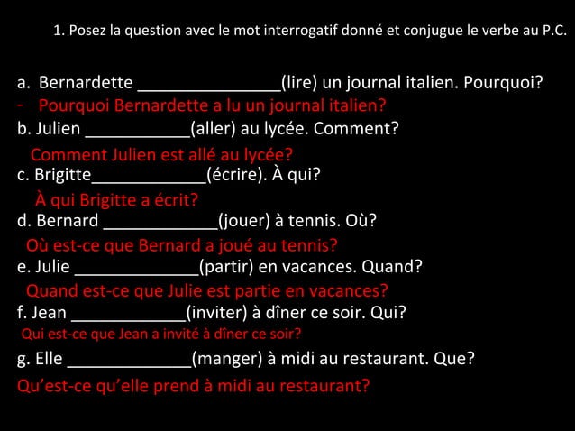 Comment poser des questions | PPT