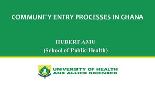 Common entry processes fffffffffffffffff | PPTX