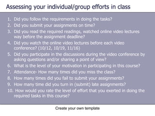 Comments and Feedback | PPT