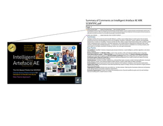 Comments on Intelligent Arteface AE ARK SCIENTIFIC.pdf